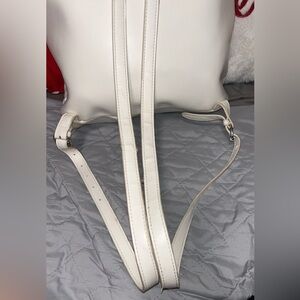 Sam Edelman | Bags | Sam Edelman Martha Flap Backpack In White Faux ...